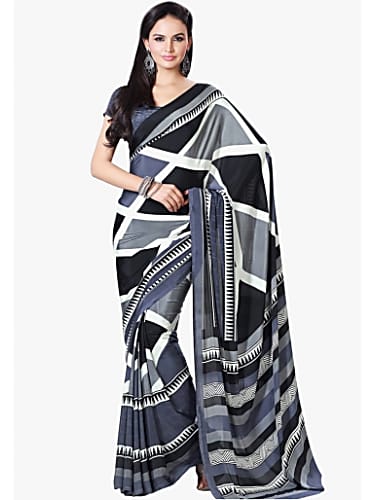 Mahru Sheikh Grey Saree look Episode 23 style inspiration | Tere Bin ...