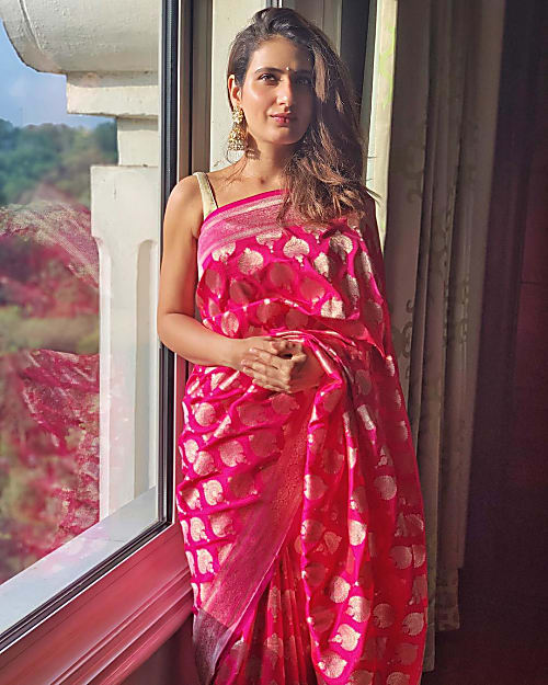 Sari and rain is a marriage made in heaven - Times of India
